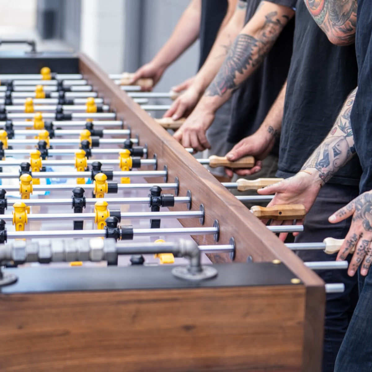Walnut Foosball Table – Rubio Monocoat USA