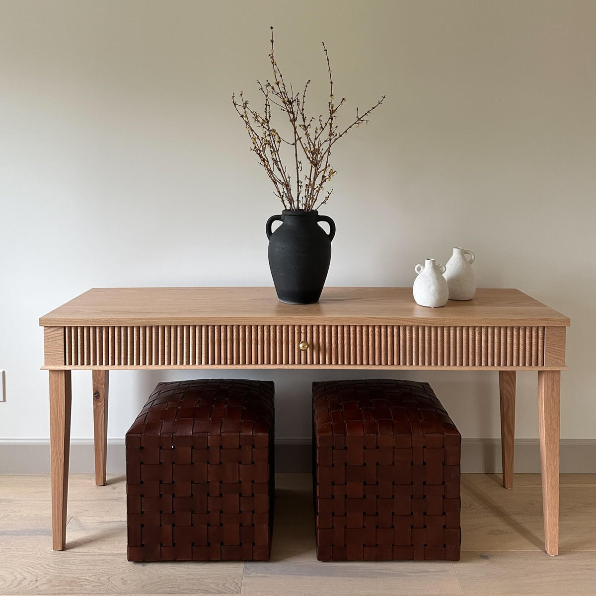 Reeded Console Table – Rubio Monocoat USA