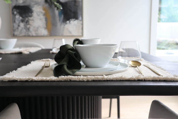 Fluted White Oak Dining Table – Rubio Monocoat