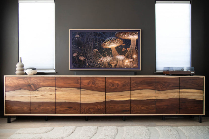 Live Edge Record Console – Rubio Monocoat USA