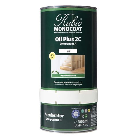Oil Plus 2C - 1.3 Liter, Wood Stain & Finish in 1 Layer – Rubio ...